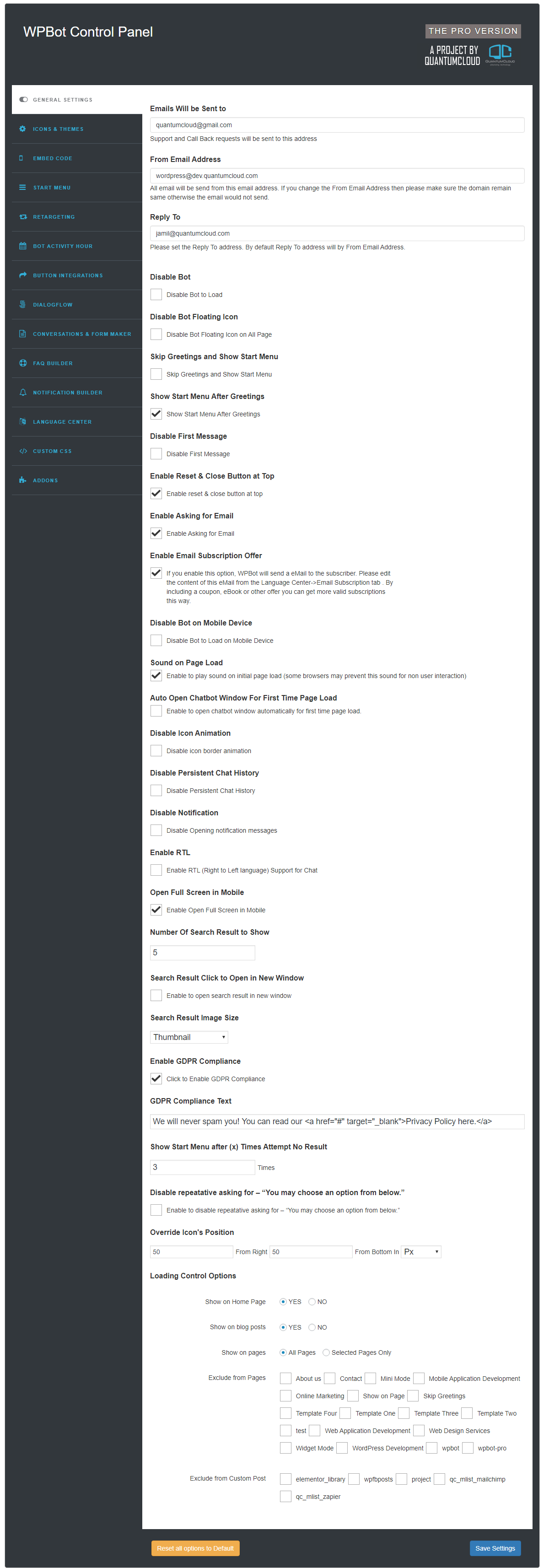 AI ChatBot for Automated Live Chat Support by quantumcloud | CodeCanyon